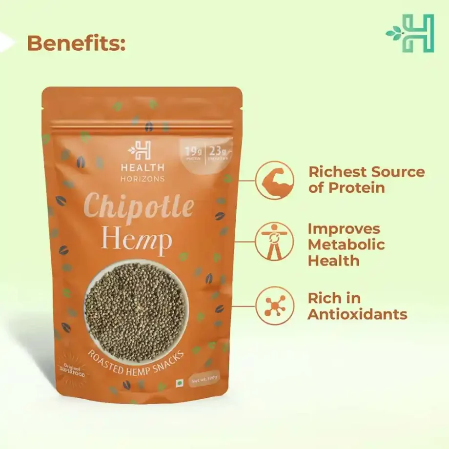 Roasted Hemp Seeds Chipotle – Health Horizons