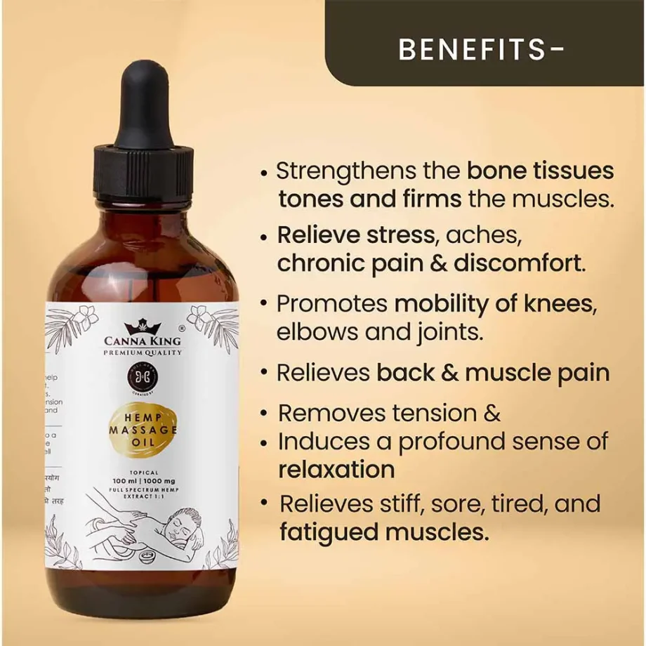 Hemp Massage Oil – Cannaking Massage Oil