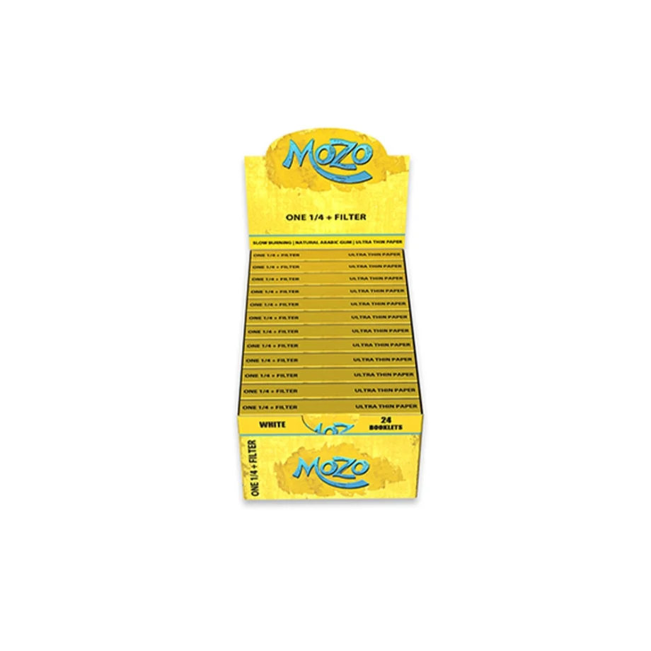 Bleached Rolling Papers With Filters – Bongchie