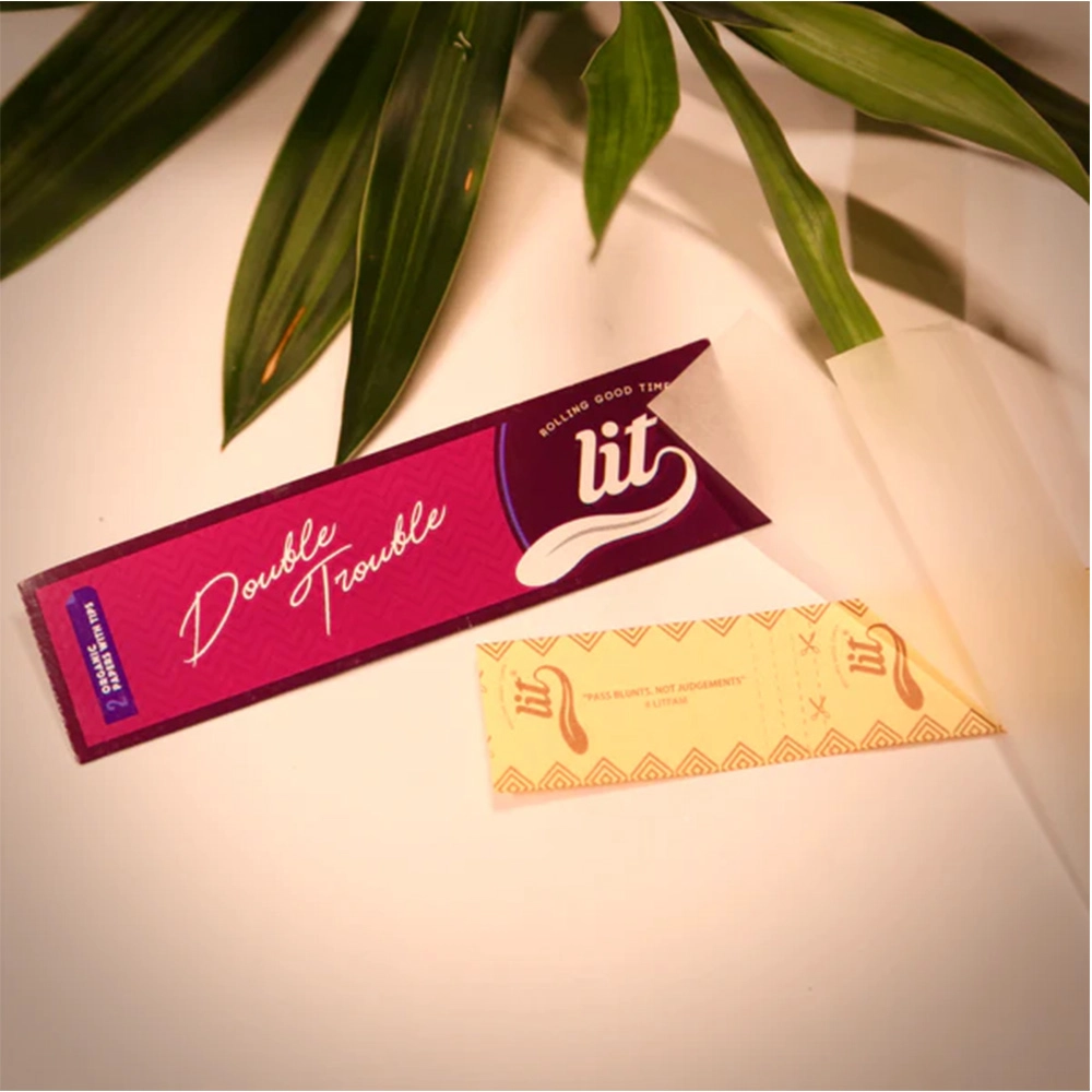 Rolling Papers – LIT Double Trouble Brown Unbleached
