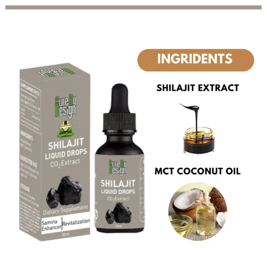 Shilajit Drops India – Cure By Design Shilajit