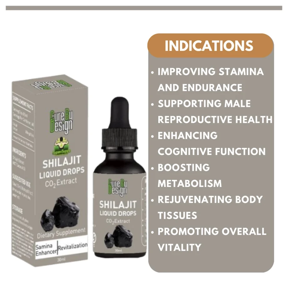 Shilajit Drops India – Cure By Design Shilajit