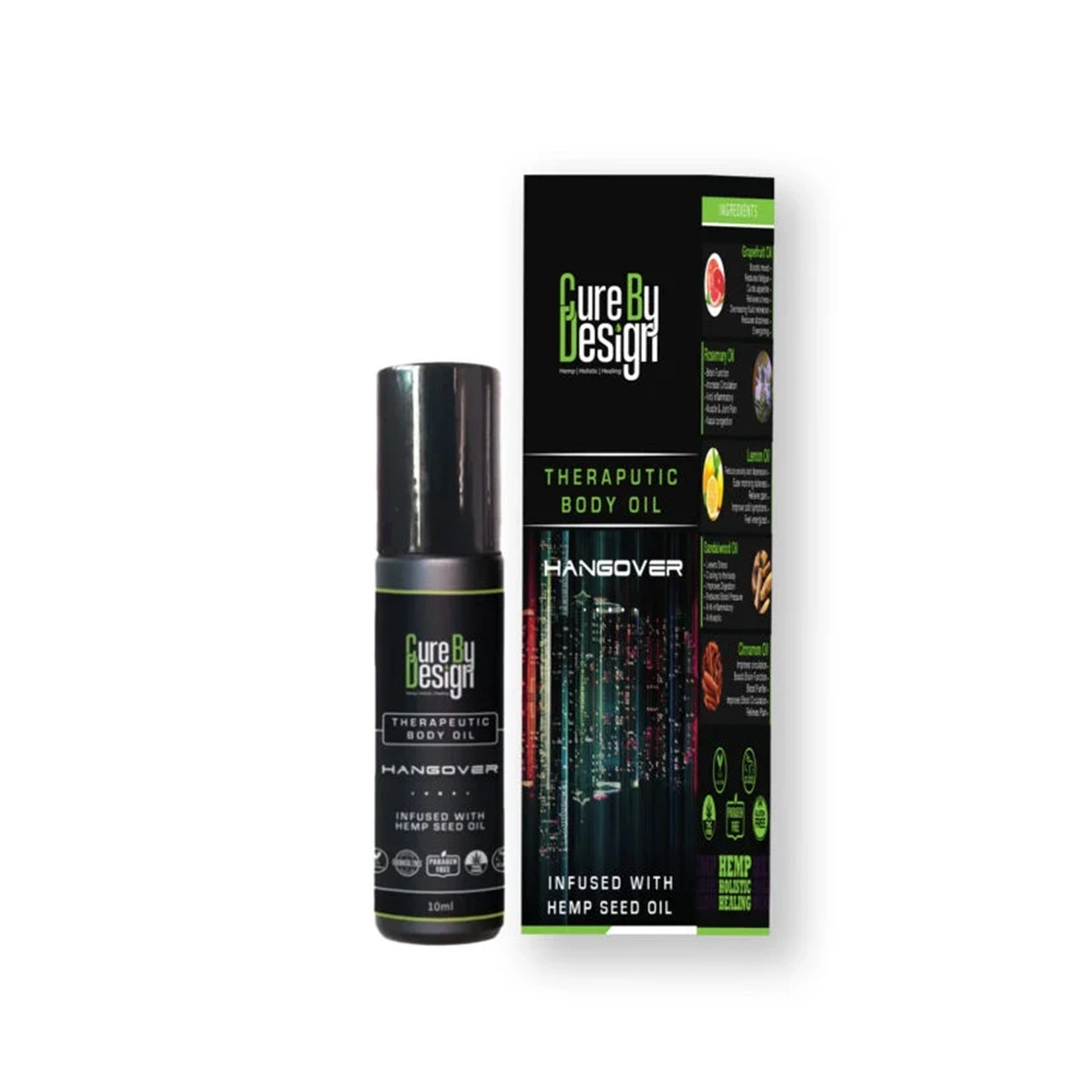Hemp Roll-on India – Cure By Design Hangover Oil